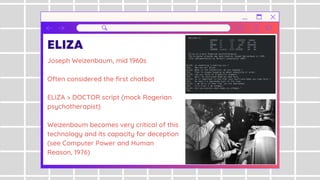 Chatting with Computers | PPT