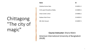 Chattogram division | PPTX