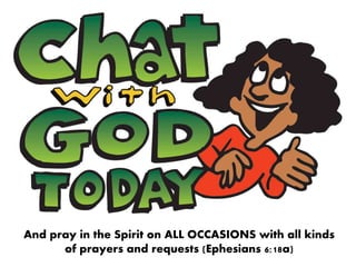 CHAT WITH GOD TODAY | PPT