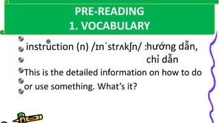 Unit 8. New ways to learn, Lesson: Reading | PPTX