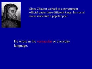 Chaucer | PPT