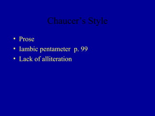 Chaucer | PPT