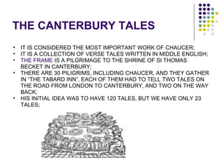 Chaucer the Father of English literature | PPT
