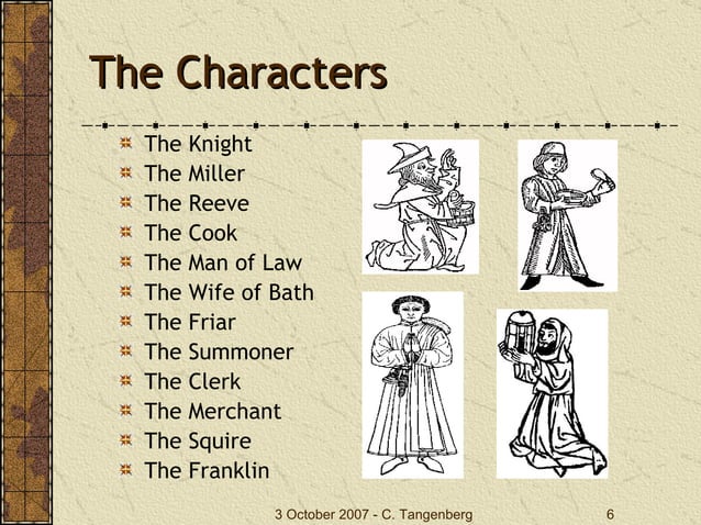 Chaucer Canterbury Tales | PPT