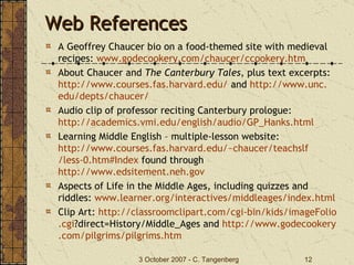 Chaucer & Canterbury Tales Intro Lesson | PPT