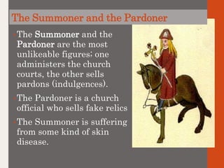 Chaucer's The Canterbury Tales | PPTX
