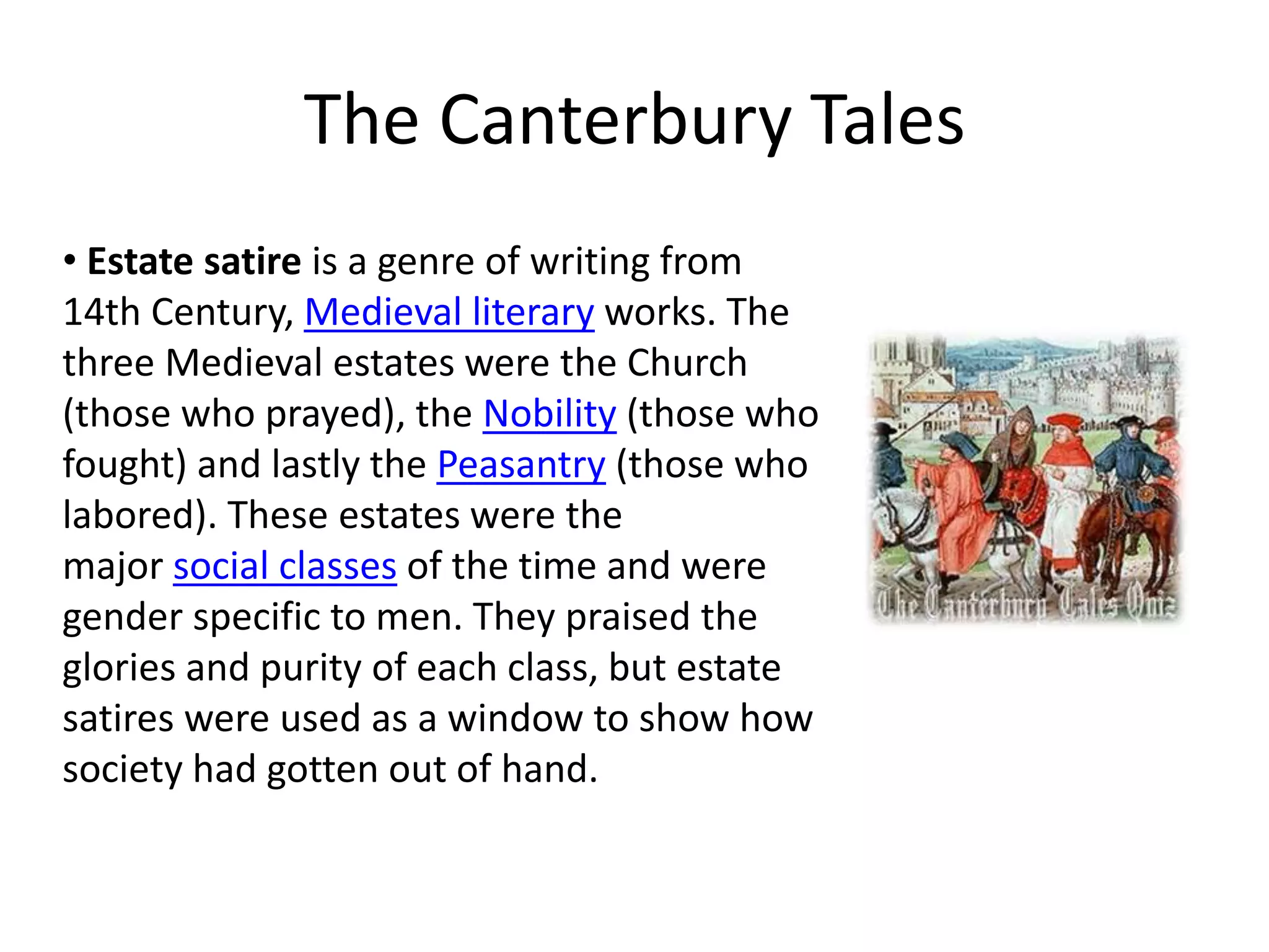 Chaucer and Canterbury Tales | PPTX