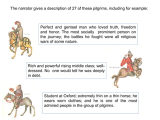 Chaucer and Canterbury Tales | PPTX