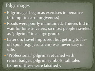 Middle Ages, Chaucer, and The Canterbury Tales | PPT