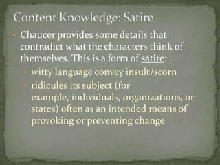 Middle Ages, Chaucer, and The Canterbury Tales | PPT