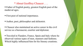 Chaucer presentation | PPTX