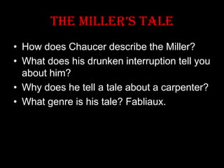 Chaucer’s Canterbury Tales | PPTX