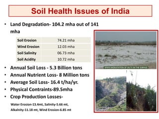 Towards Healthy Soils: the experience of Soil Health Programme in India ...