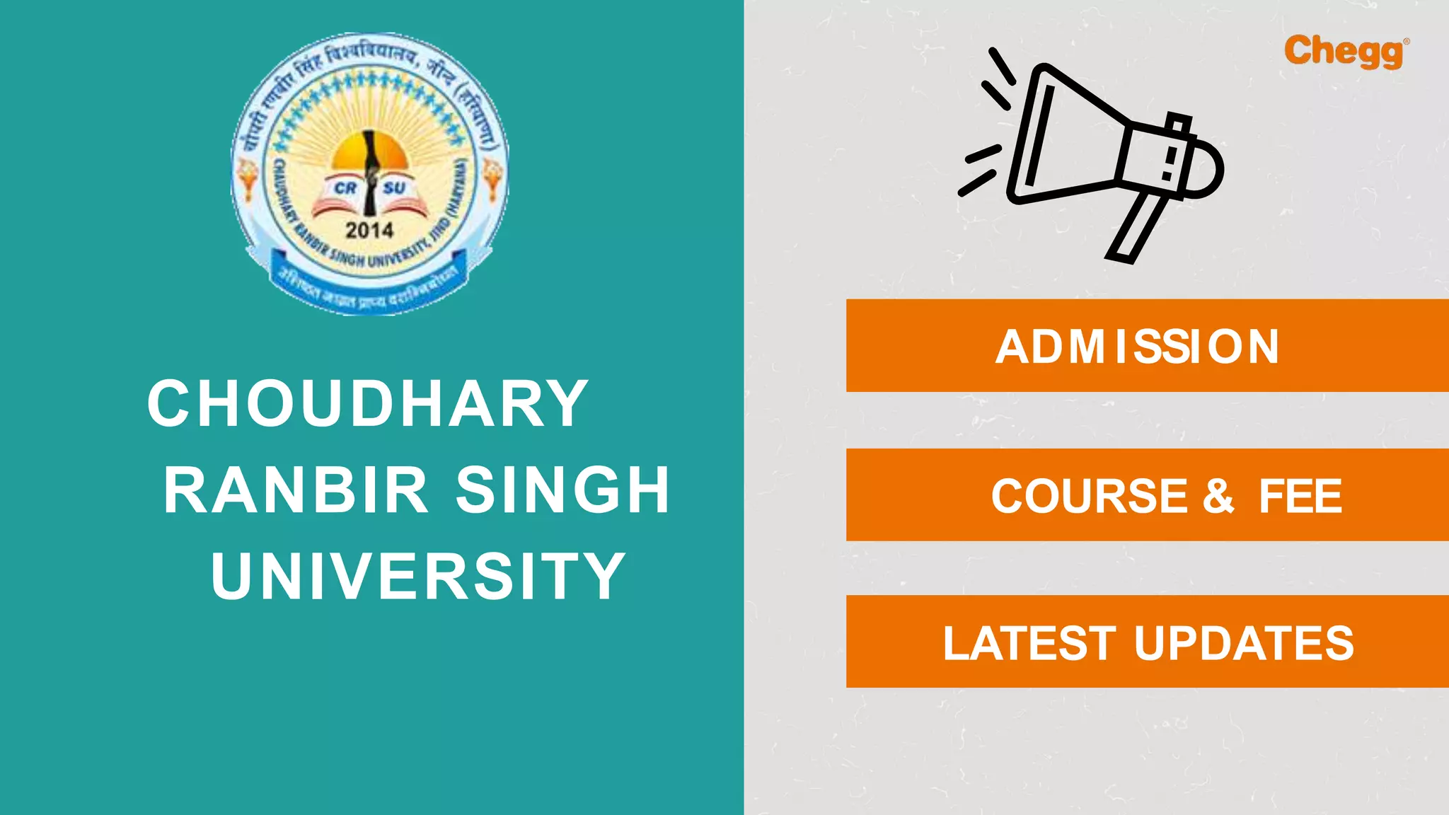 Chaudhary ranbir singh university [crsu], jind | PPTX | Postgraduate Education | College Education