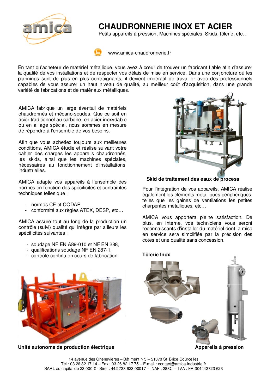 Chaudronnerie industrielle