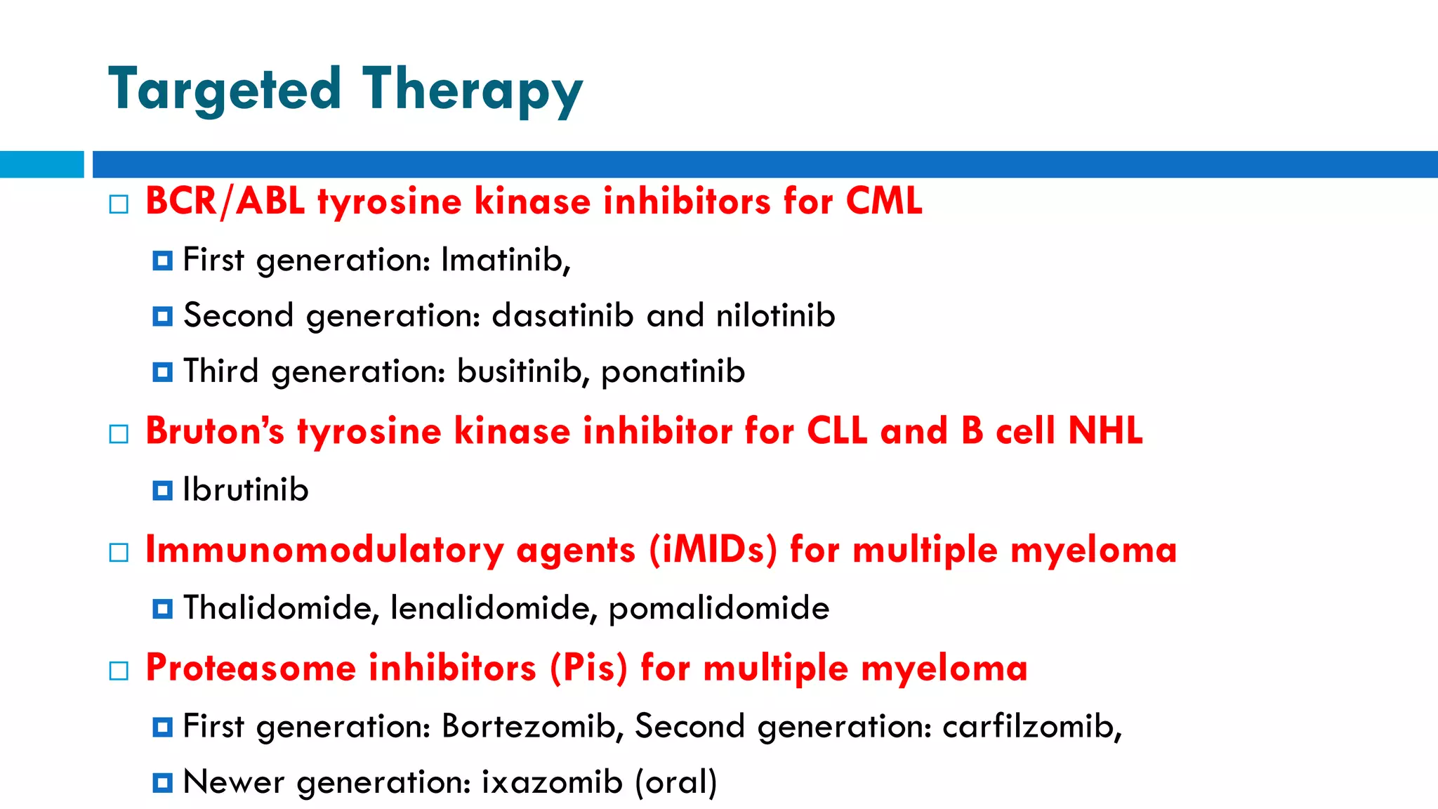 Pharmacology II Malignant Hematology Therapeutics | PDF