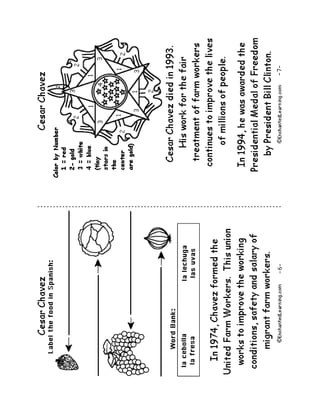 Cesar Chavez booklet | PDF