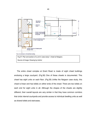 Chawls analysis of a middle class housing type in mumbai india | PDF ...