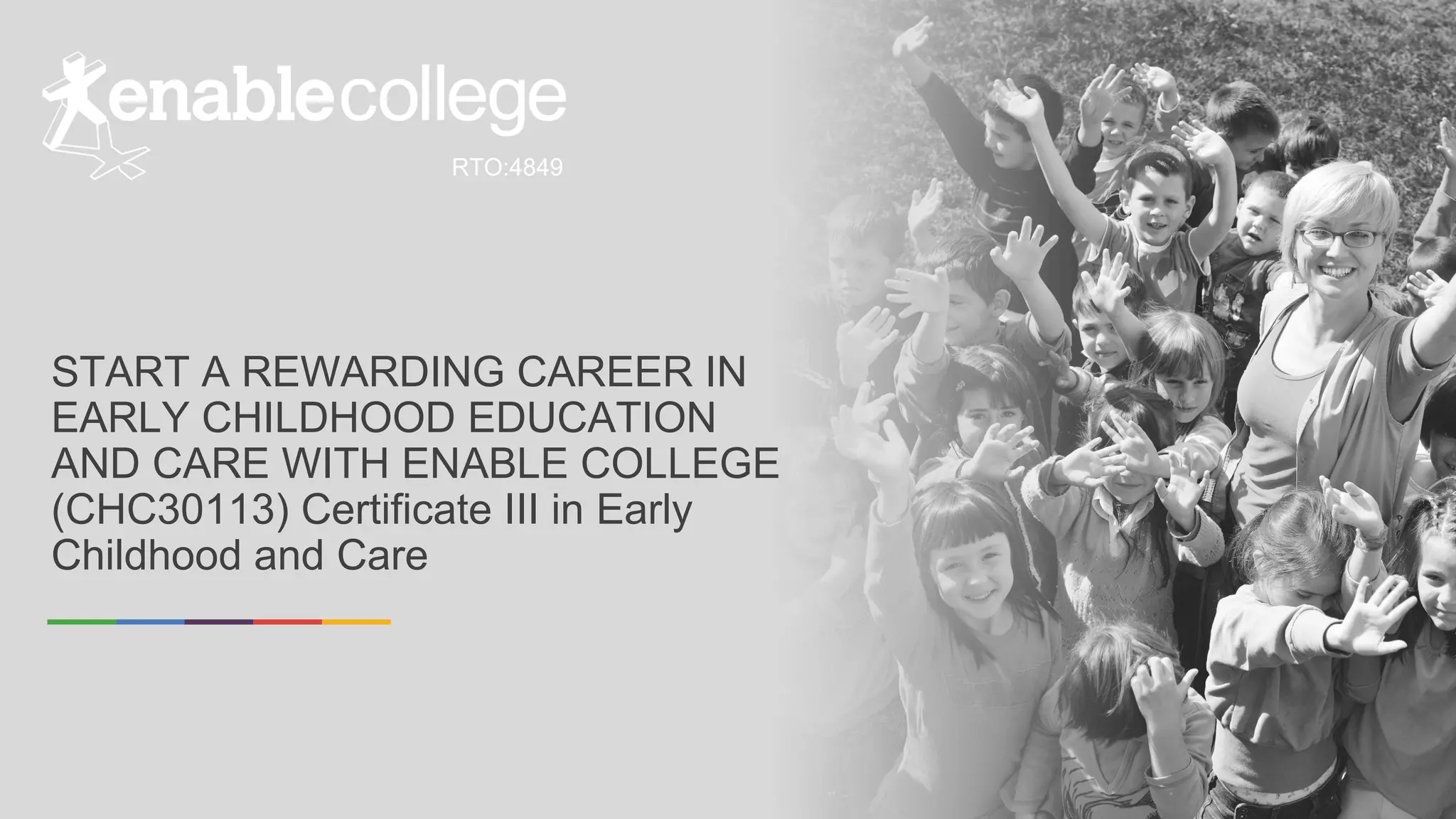 (CHC30113) Certificate III in Early Childhood and Care | PPT