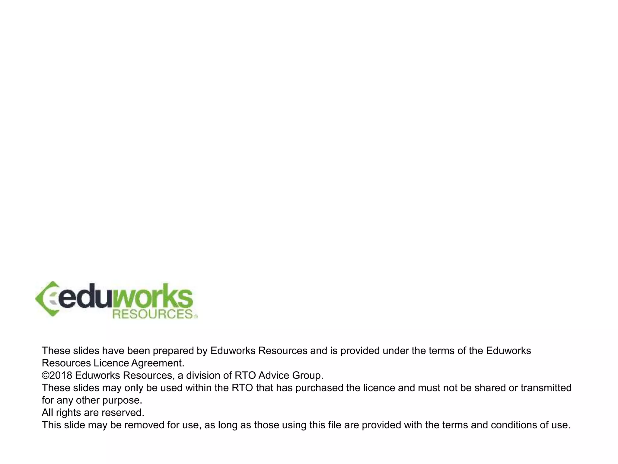CHCCCS011 PowerPoint Slides Eduworks Resources sample | PPTX