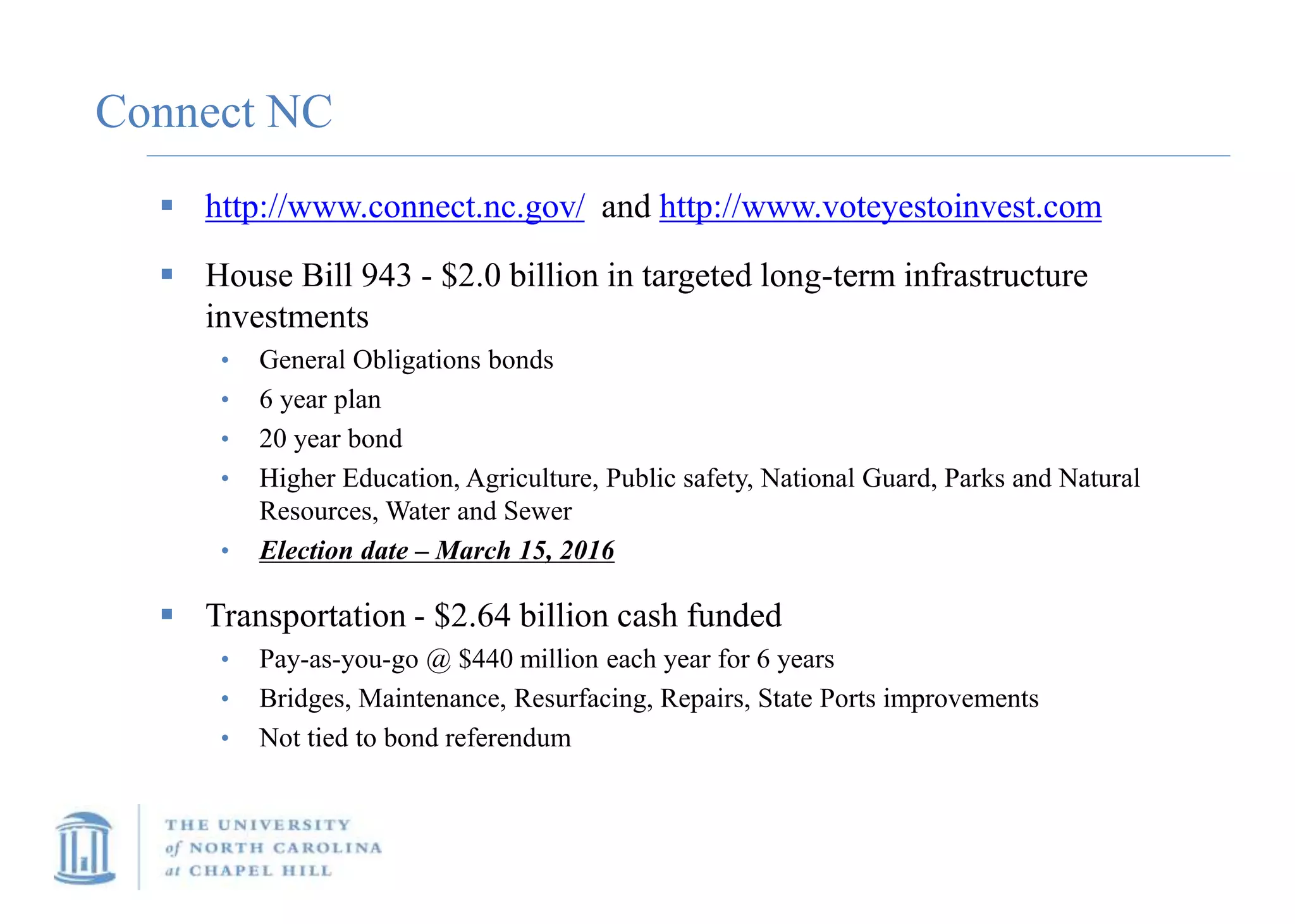 Connect NC Bond | PPT