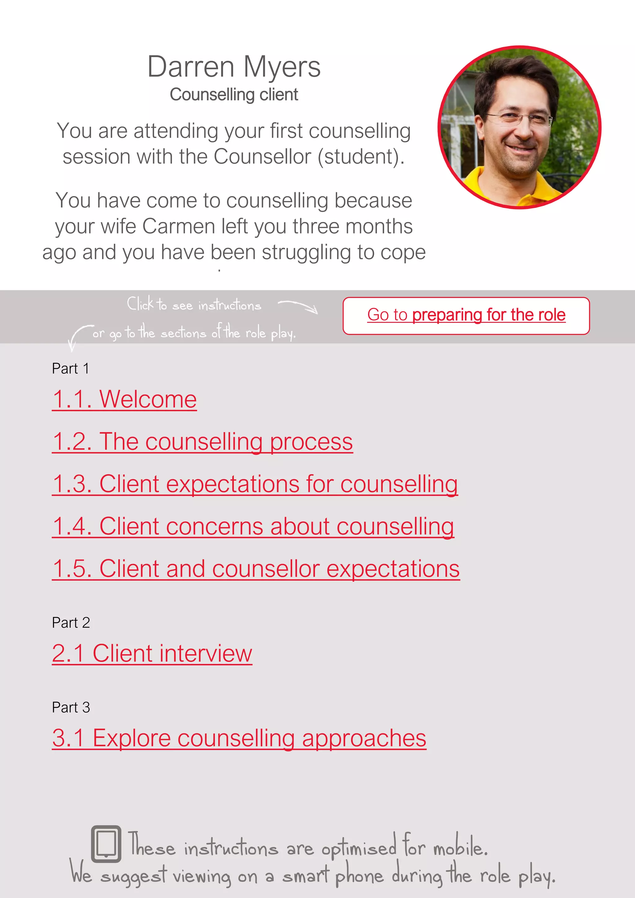 Reimagine Role Plays (CHCCSL001) | PDF | Mental Health | Diseases and ...