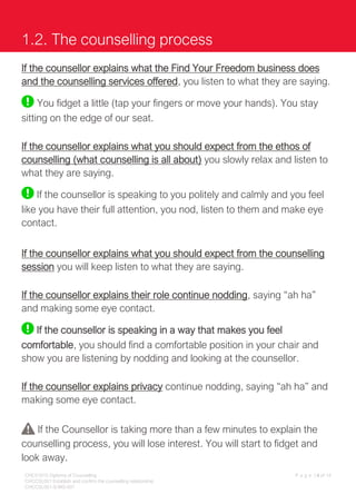 Reimagine Role Plays (CHCCSL001) | PDF | Mental Health | Diseases and ...