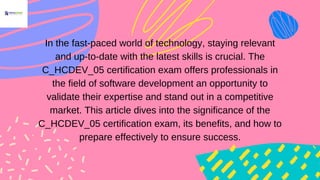 C_S4CFI_2308 Certification Exam Propel Your SAP Financial Career | PPT