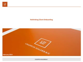 Ch cie client onboarding - teaser | PPTX