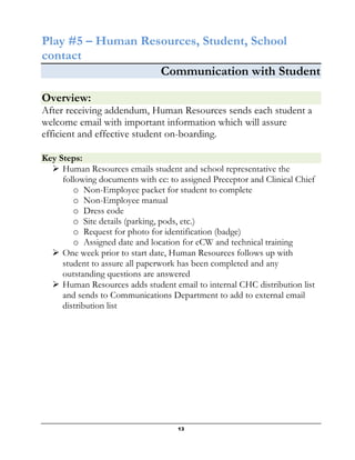 CHCI Healthcare Students Playbook | PDF