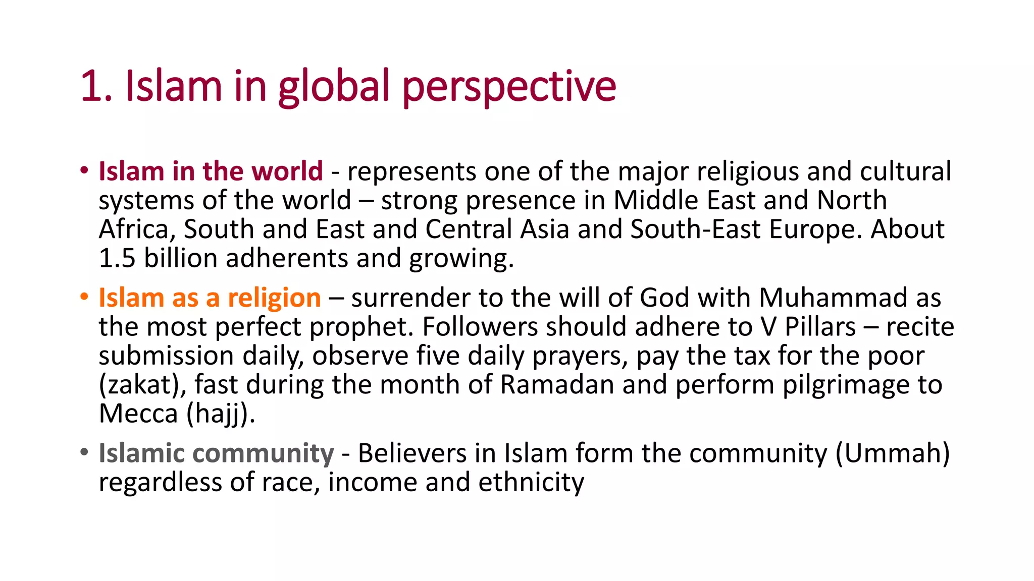 Islamic World, Governance and Economy | PPT