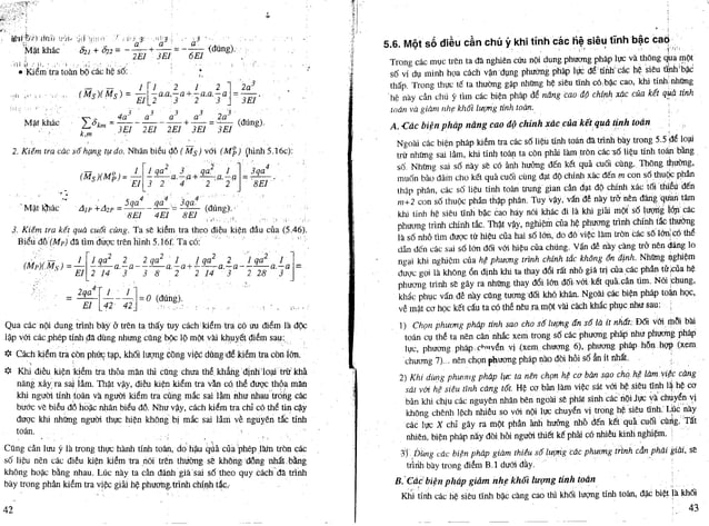 Cơ học kết cấu t.2 - hệ siêu tĩnh - lều thọ trình | PDF