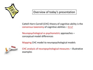 New directions in neuropsychological assessment: Augmenting ...