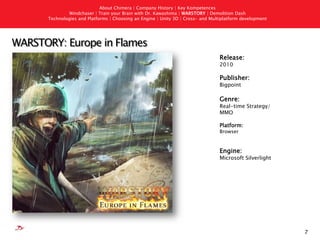 Cross platform development with Unity 3D | PPTX | Operating Systems ...