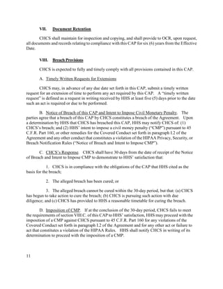 Catholic Health Care Services Resolution Agreement | PDF