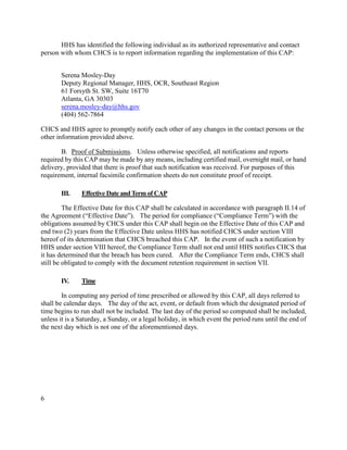 Catholic Health Care Services Resolution Agreement | PDF