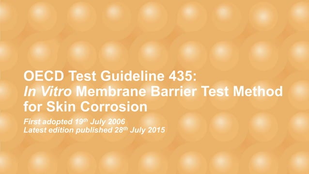 In vitro skin corrosion test methods | PDF | Skin and Dermatology ...