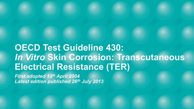 In vitro skin corrosion test methods | PDF | Skin and Dermatology ...