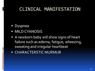 CONGENITAL HEART DISEASES | PPTX