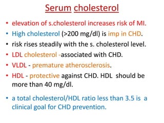 Epidemiology of Coronary Heart Diseases (CHD) | PPTX