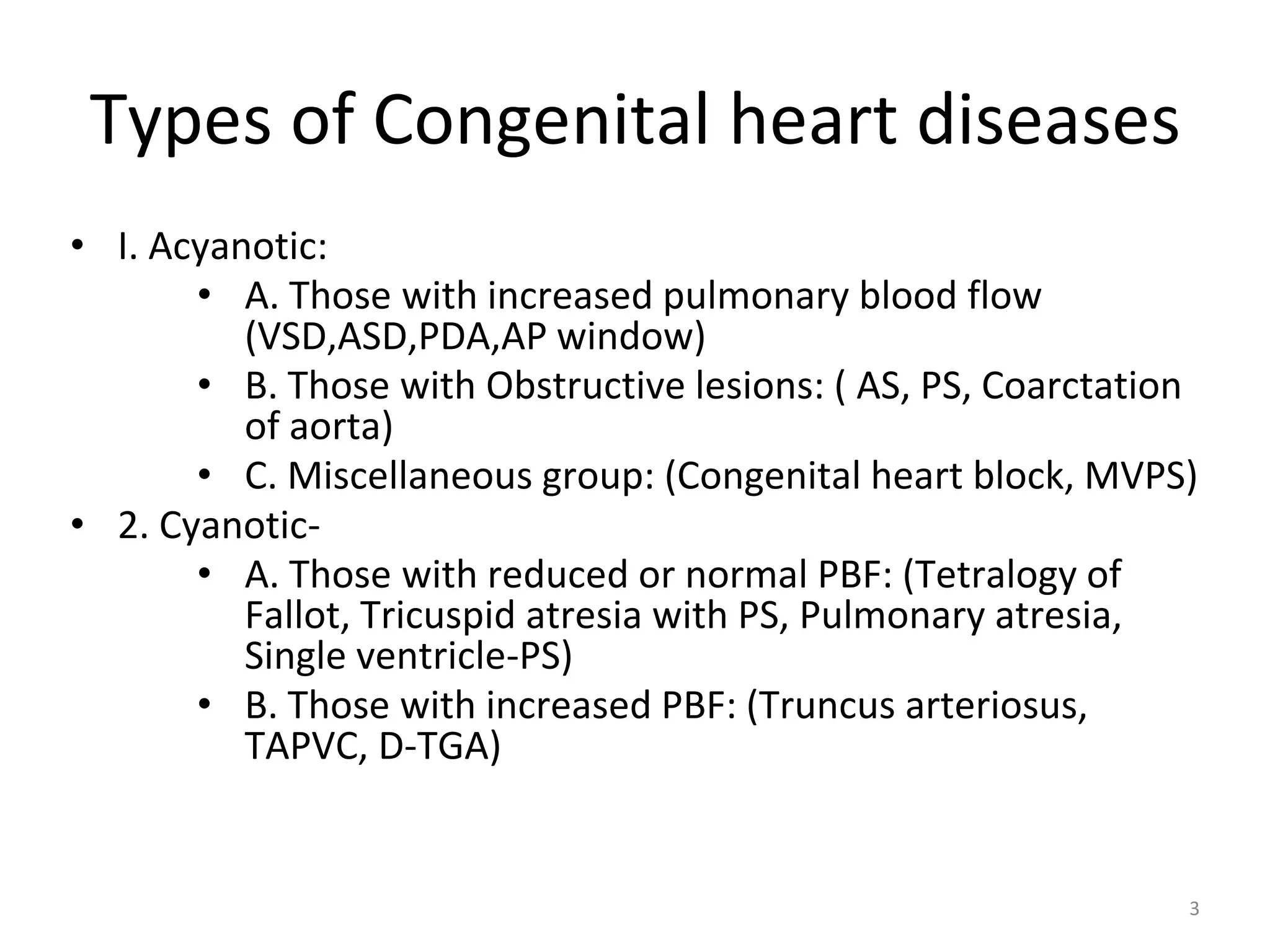 CONGENITAL HEART DISEASES: A SIMPLIFIED APPROACH | PPT