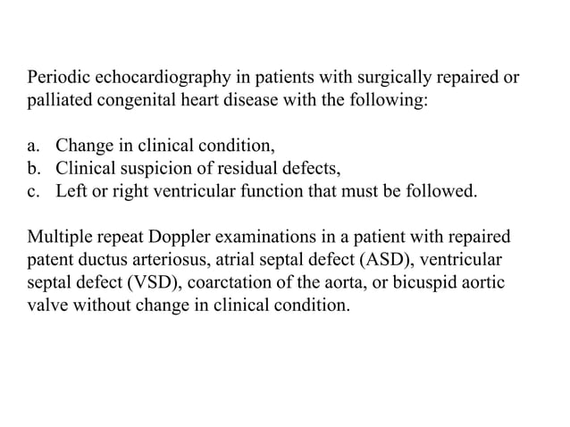 Echocardiography of CHD in Adults | PPTX