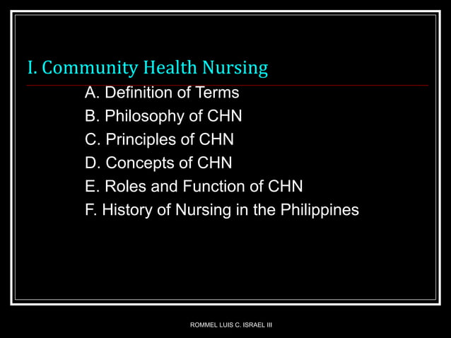 COMMUNITY HEALTH DEVELOPMENT Course Outline | PPTX | Medical Health