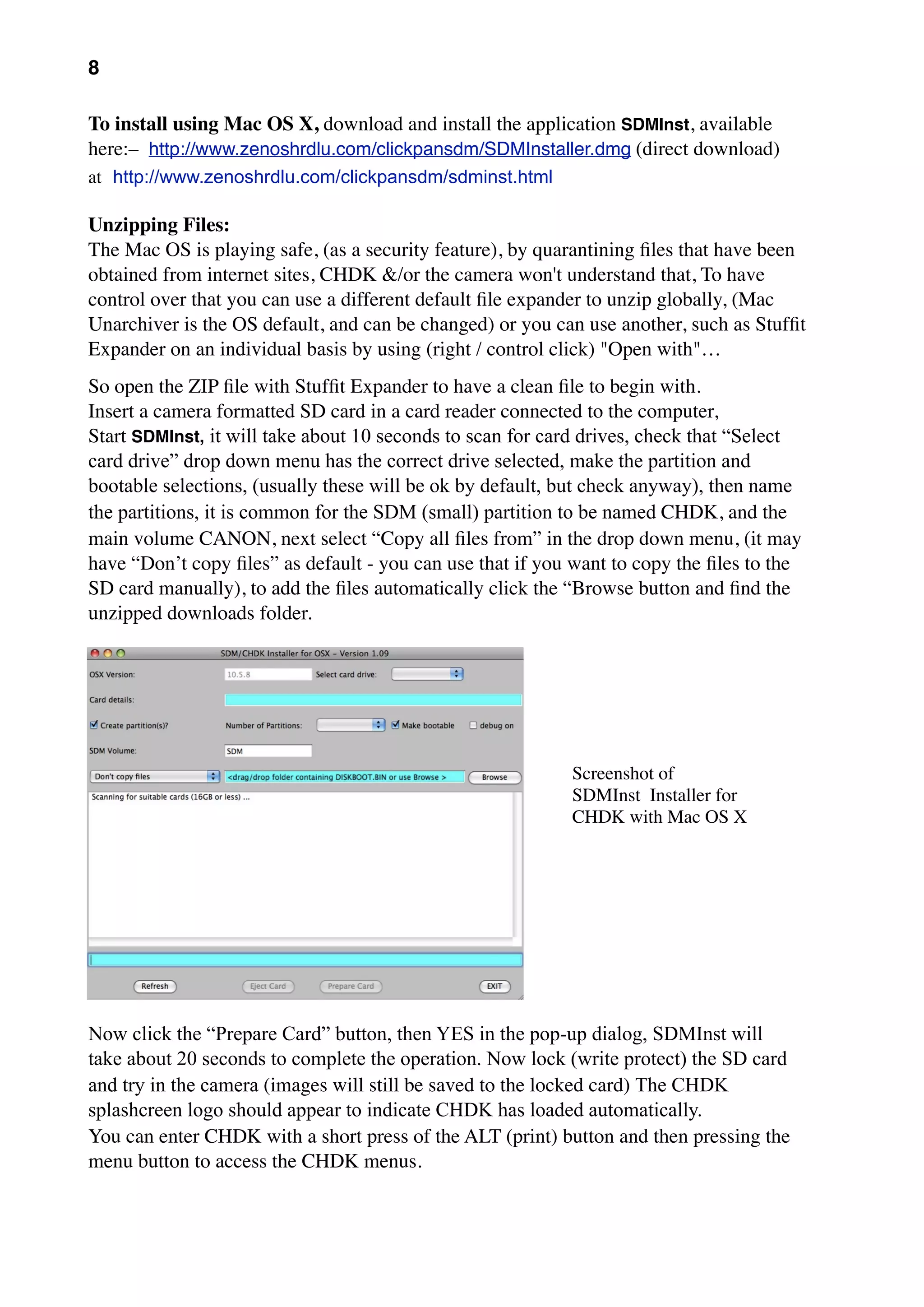CHDK installation guide | PDF