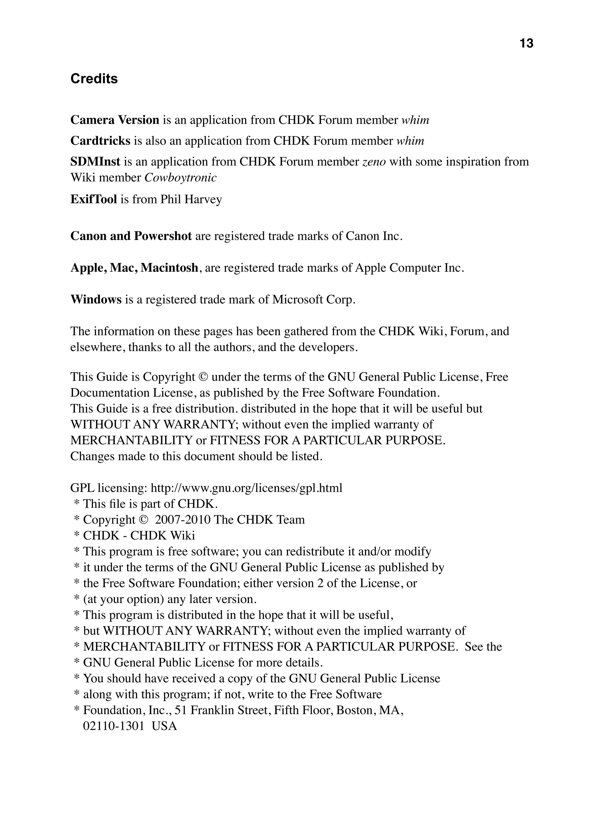 CHDK installation guide | PDF