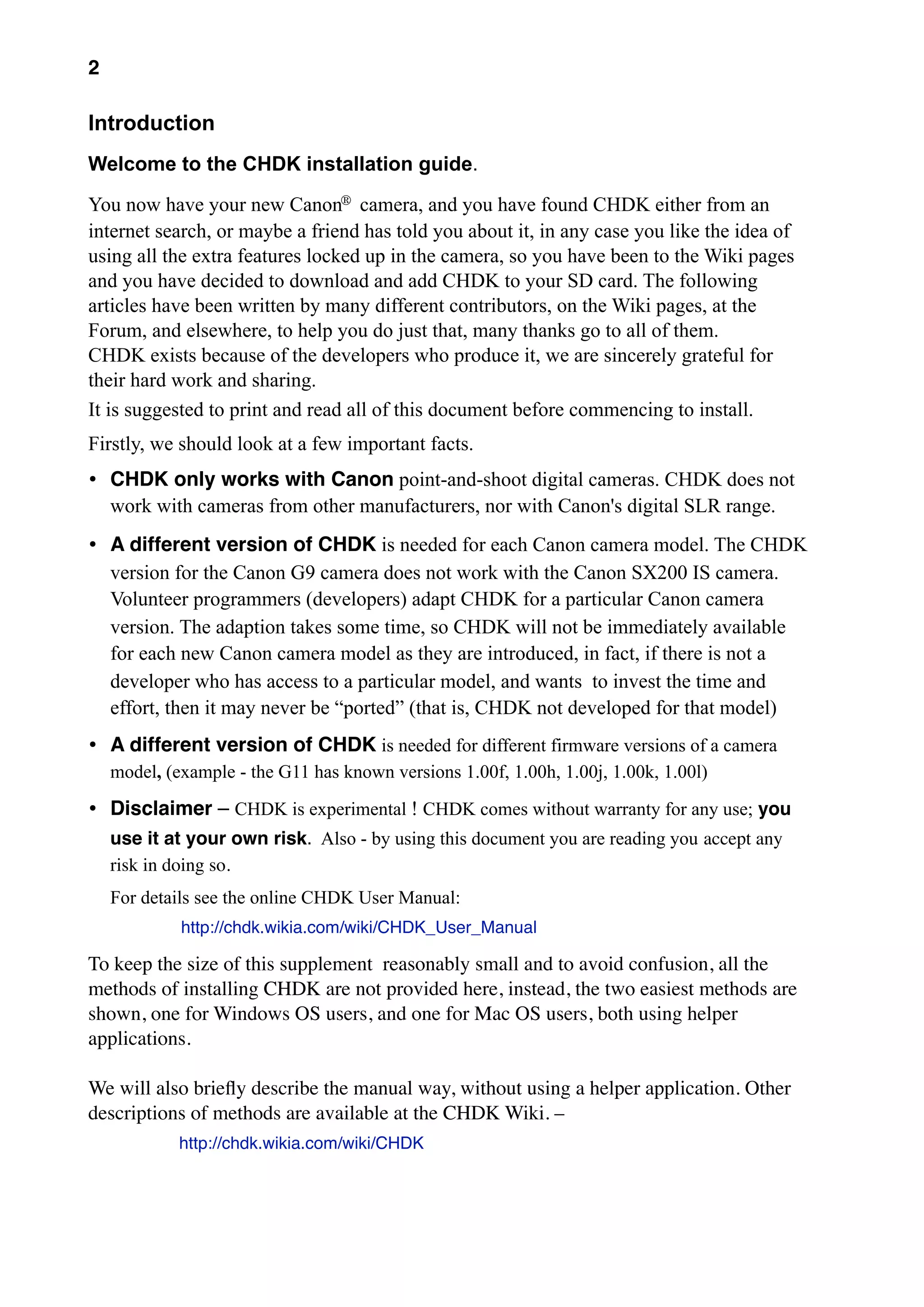 CHDK installation guide | PDF