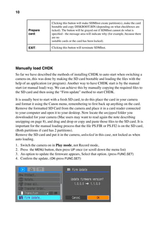 CHDK installation guide | PDF