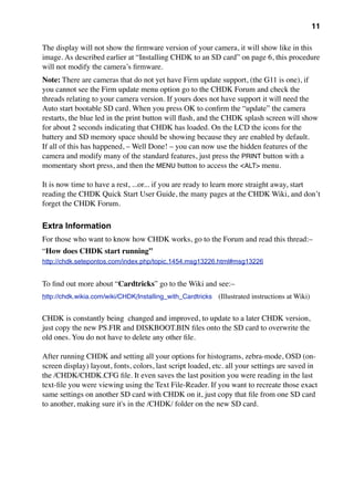 CHDK installation guide | PDF