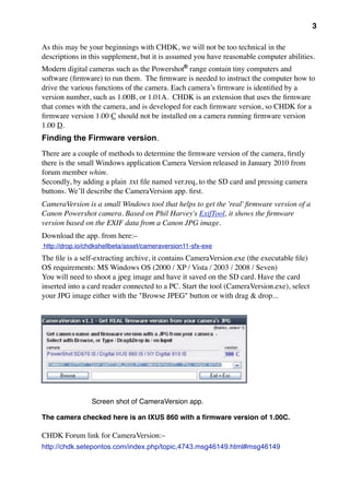 CHDK installation guide | PDF