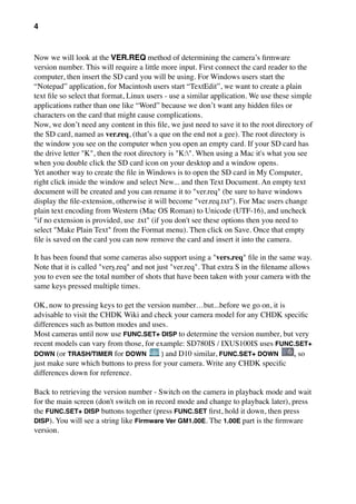 CHDK installation guide | PDF